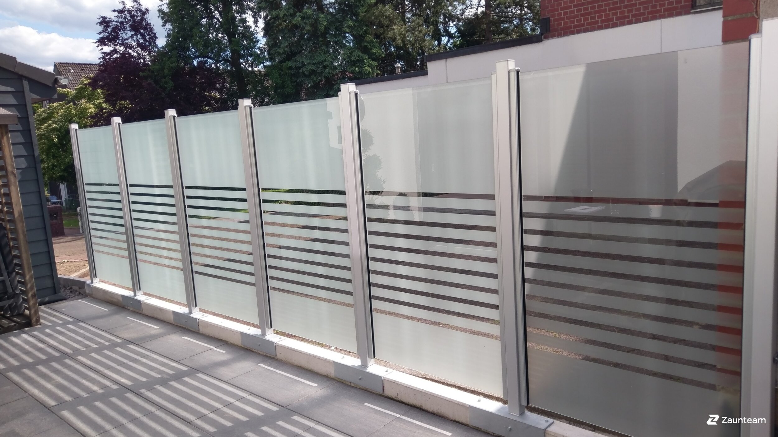 Eingangstur Glas Sichtschutz