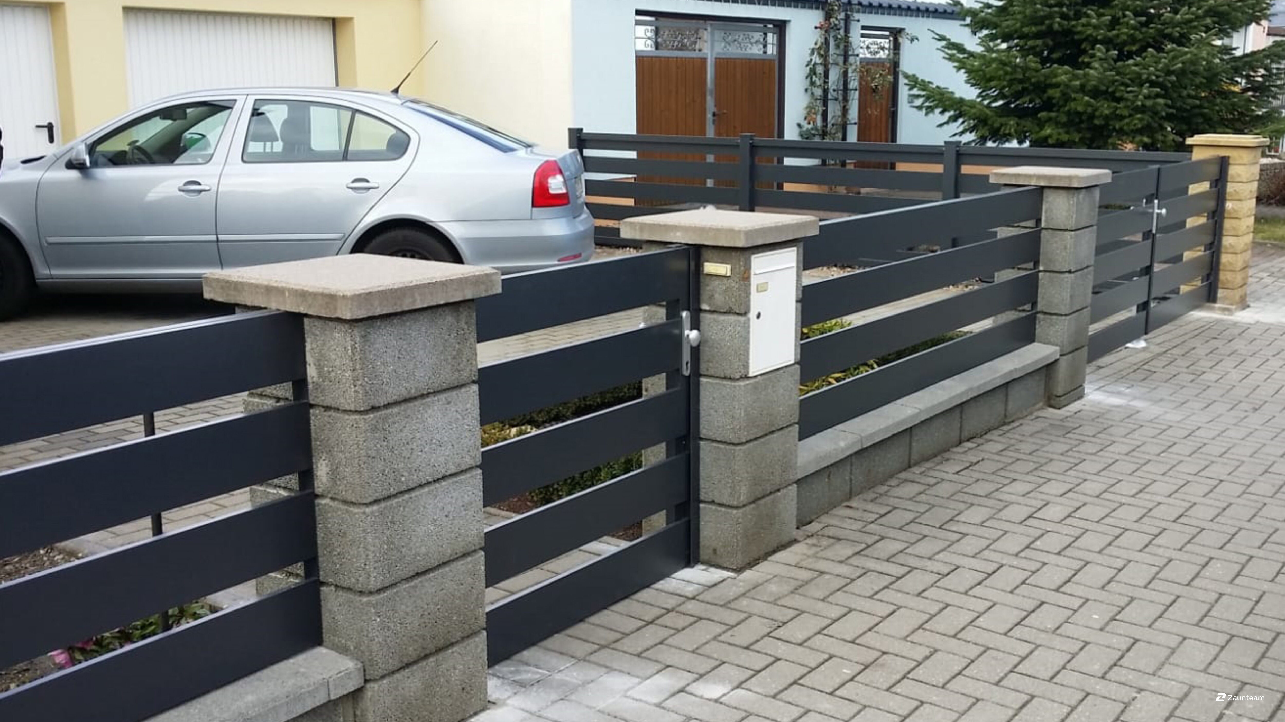 Modern Aluzaun - ein Zaun aus Aluminium