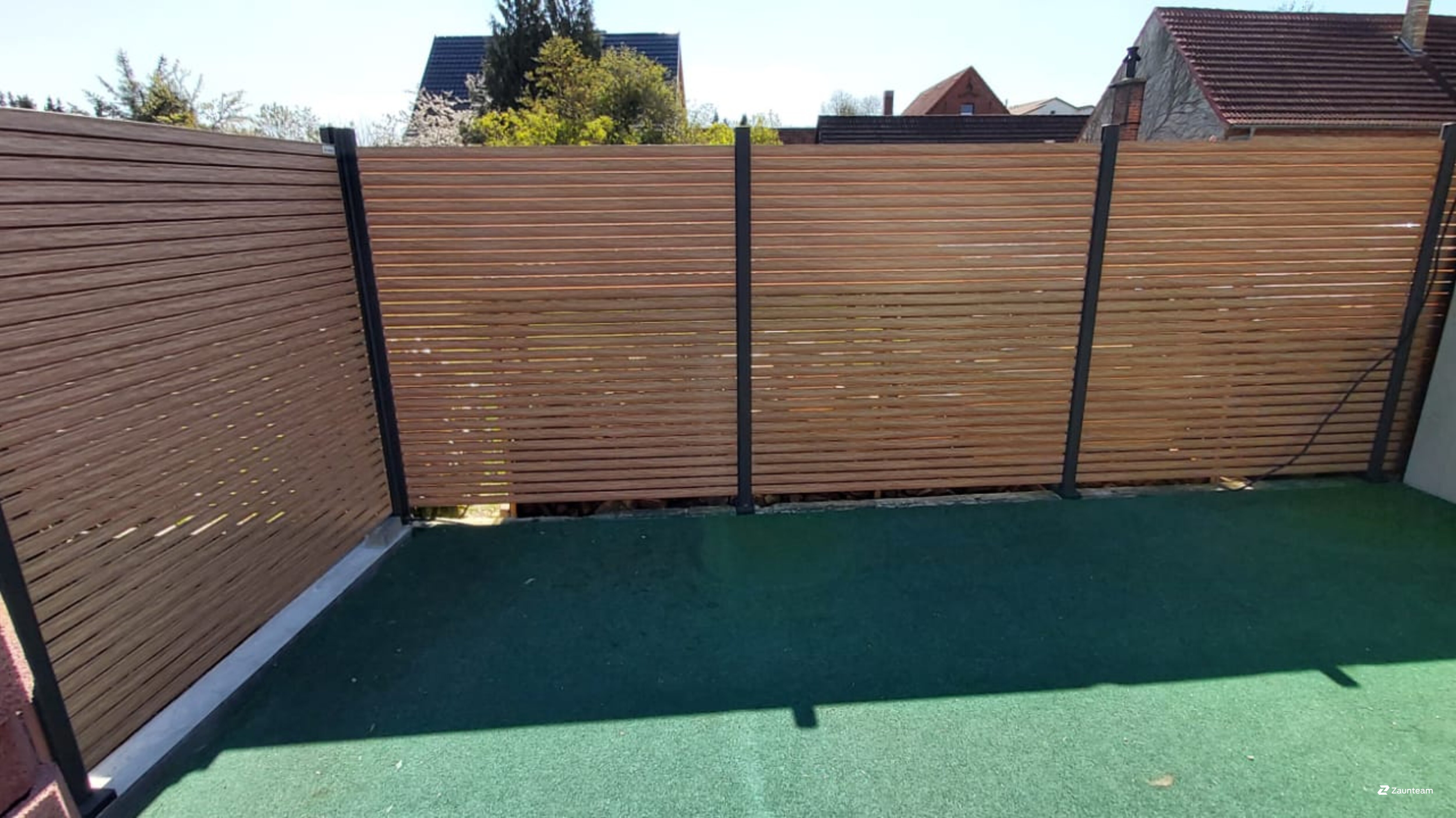 Sichtschutz aus Aluminium von Zaunteam