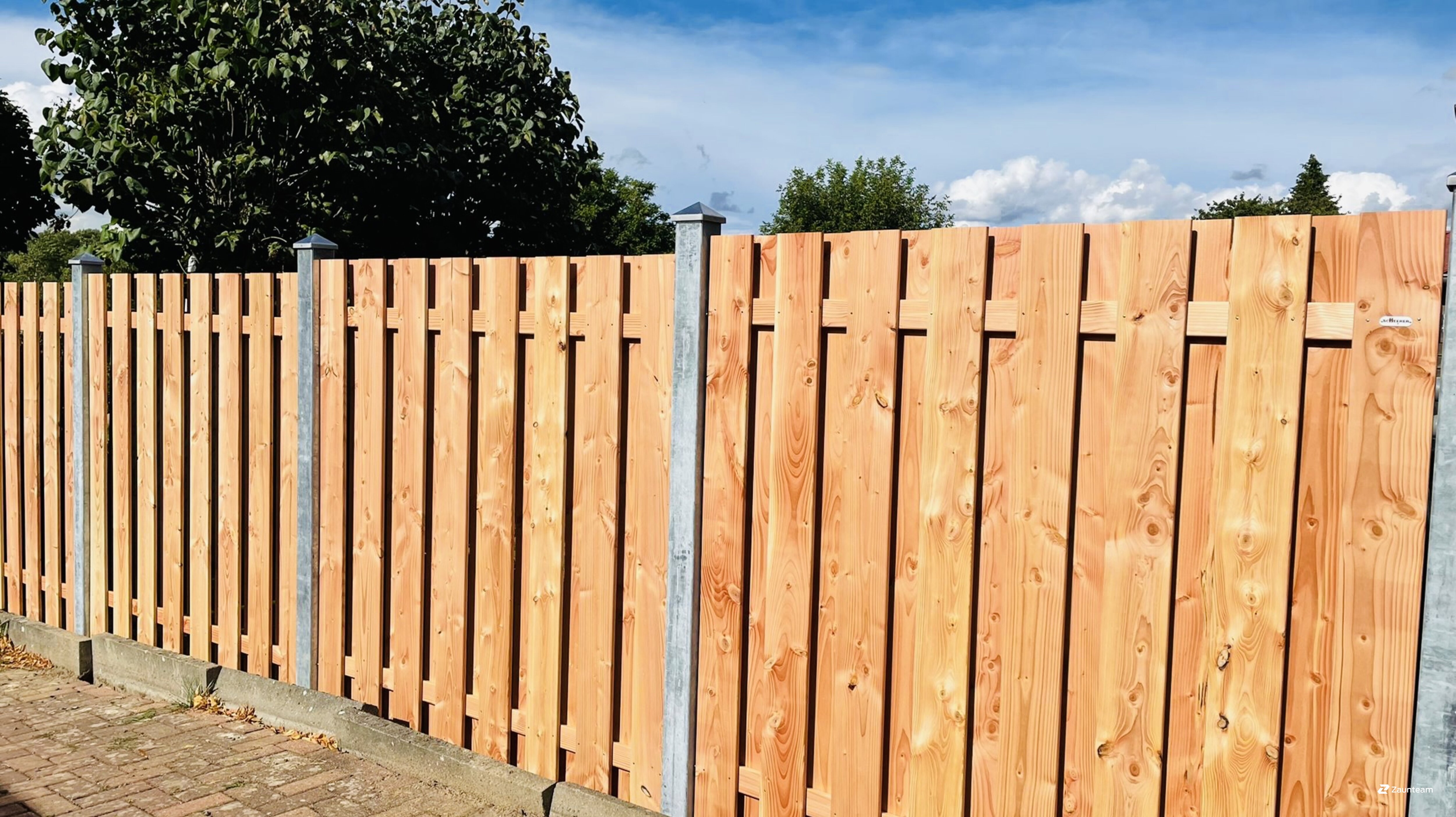 Sichtschutz aus Holz - Lugano von Zaunteam